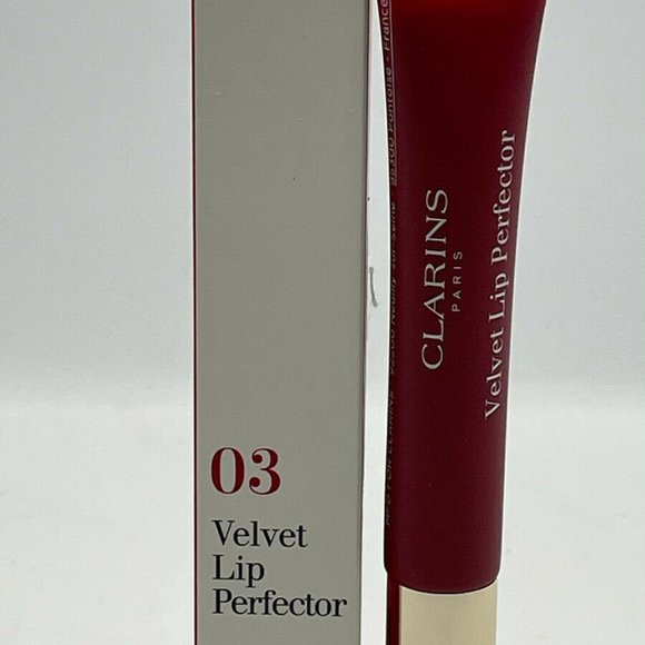 Claire's | Makeup | Clarins Velvet Lip Perfector 3 Velvet Red | Poshmark